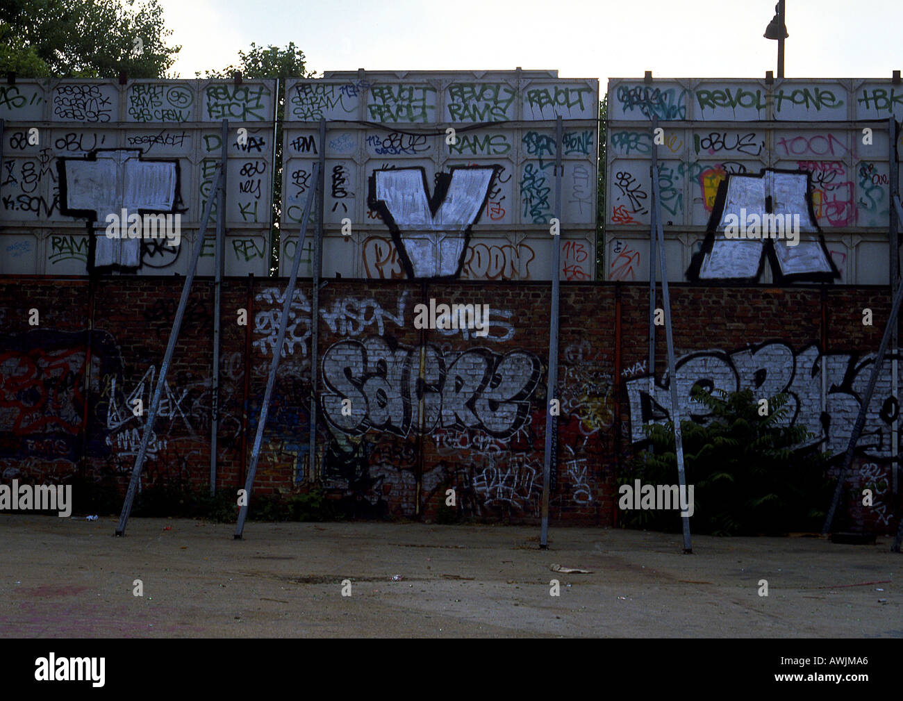 Graffiti on wall Stock Photo - Alamy