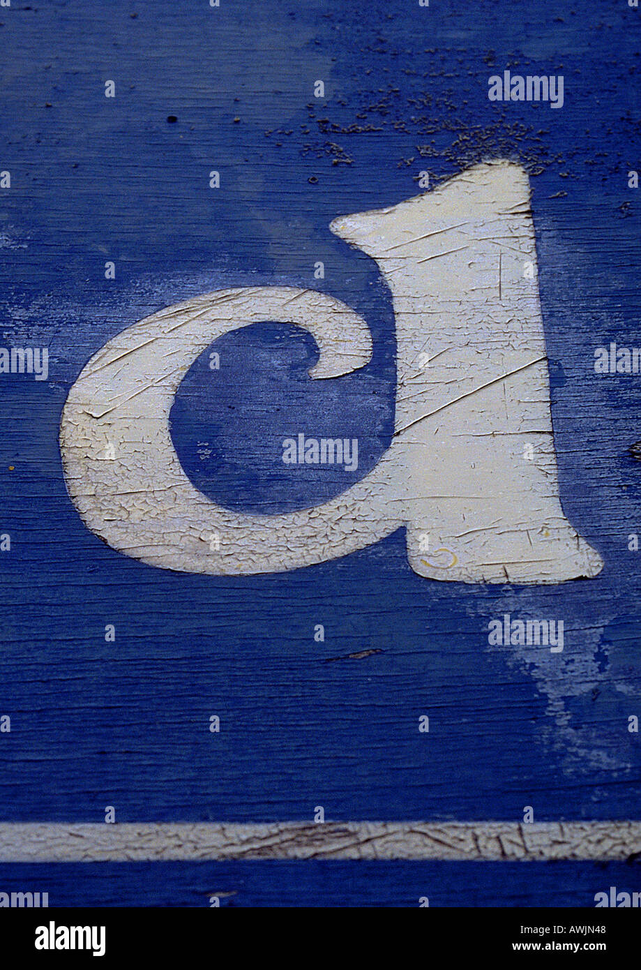 Alphabet letter d painted hi-res stock photography and images - Alamy