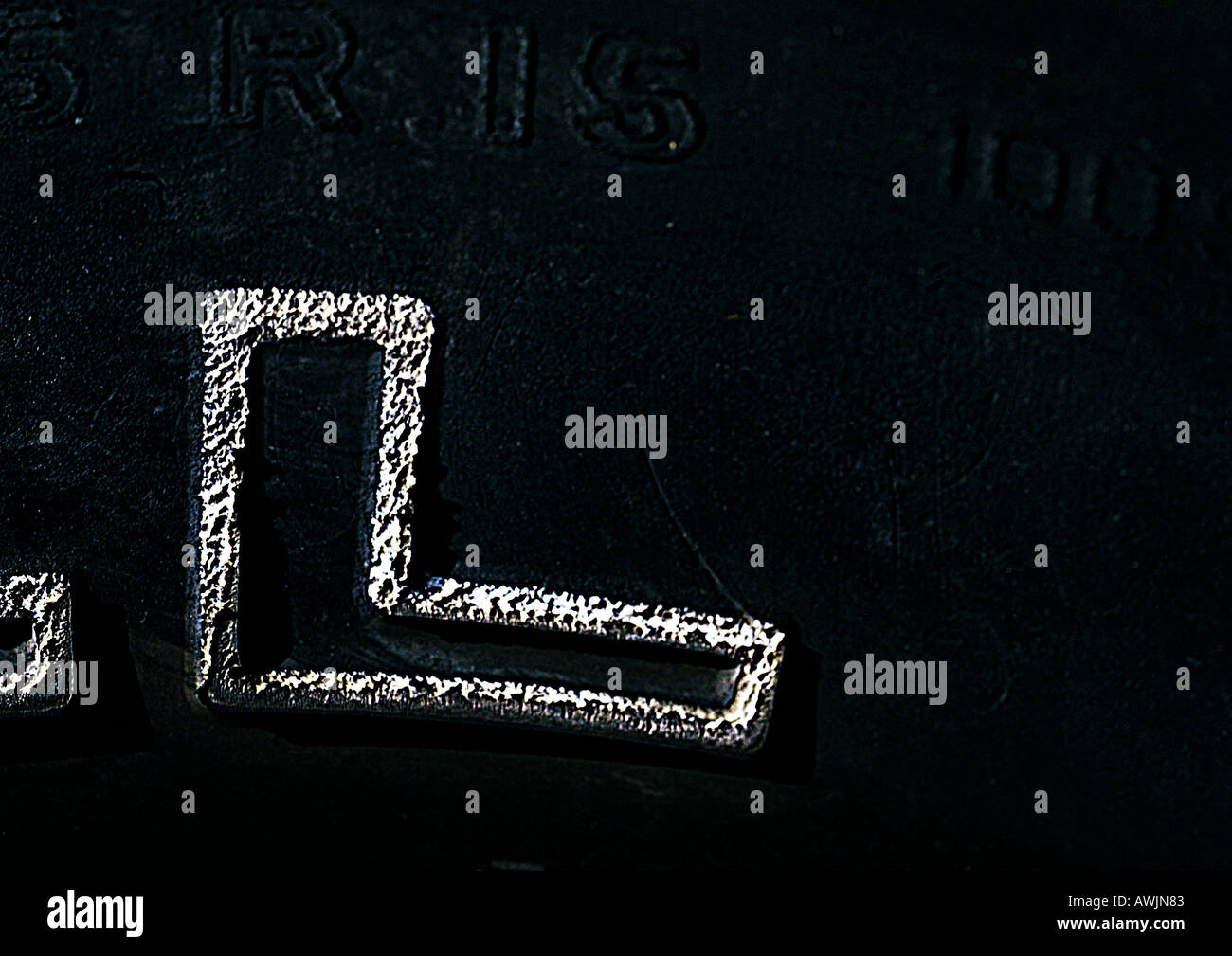 L text hi-res stock photography and images - Alamy