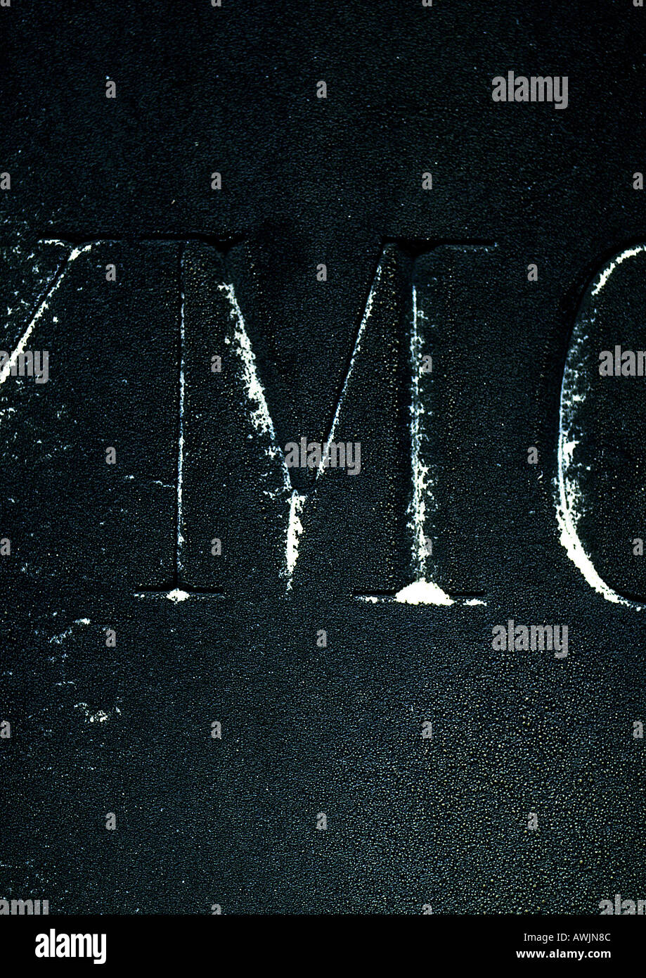 Engraved alphabets hi-res stock photography and images - Alamy