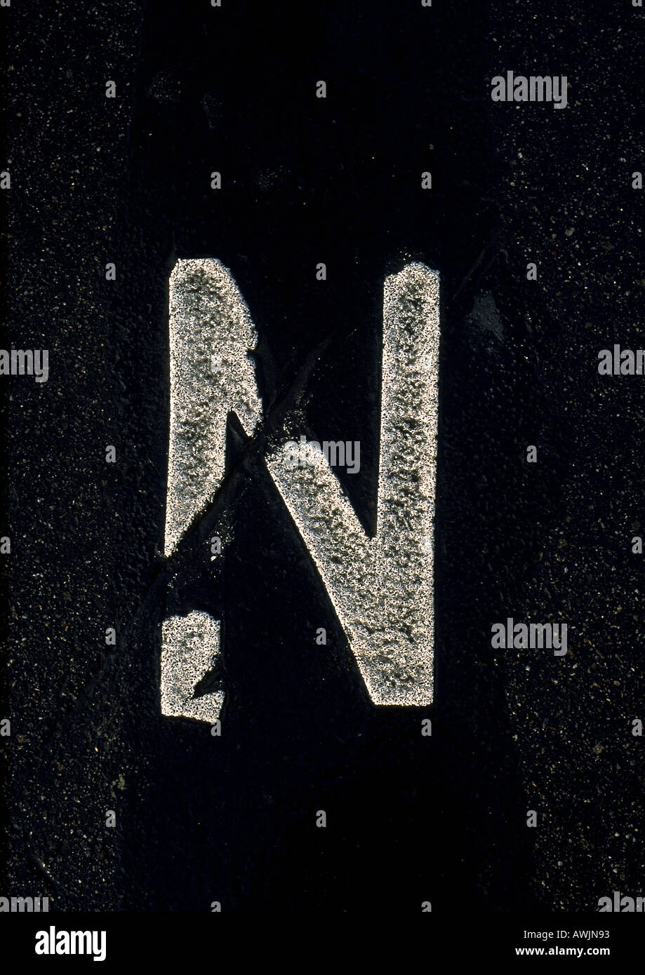 Capital letter n hi-res stock photography and images - Alamy