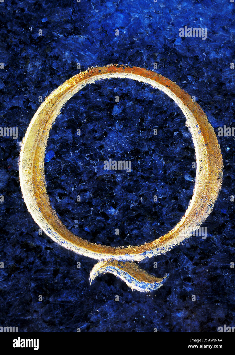 Painted letter q hi-res stock photography and images - Alamy