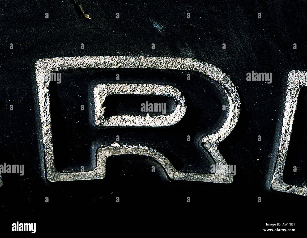 Outlined letters hi-res stock photography and images - Alamy