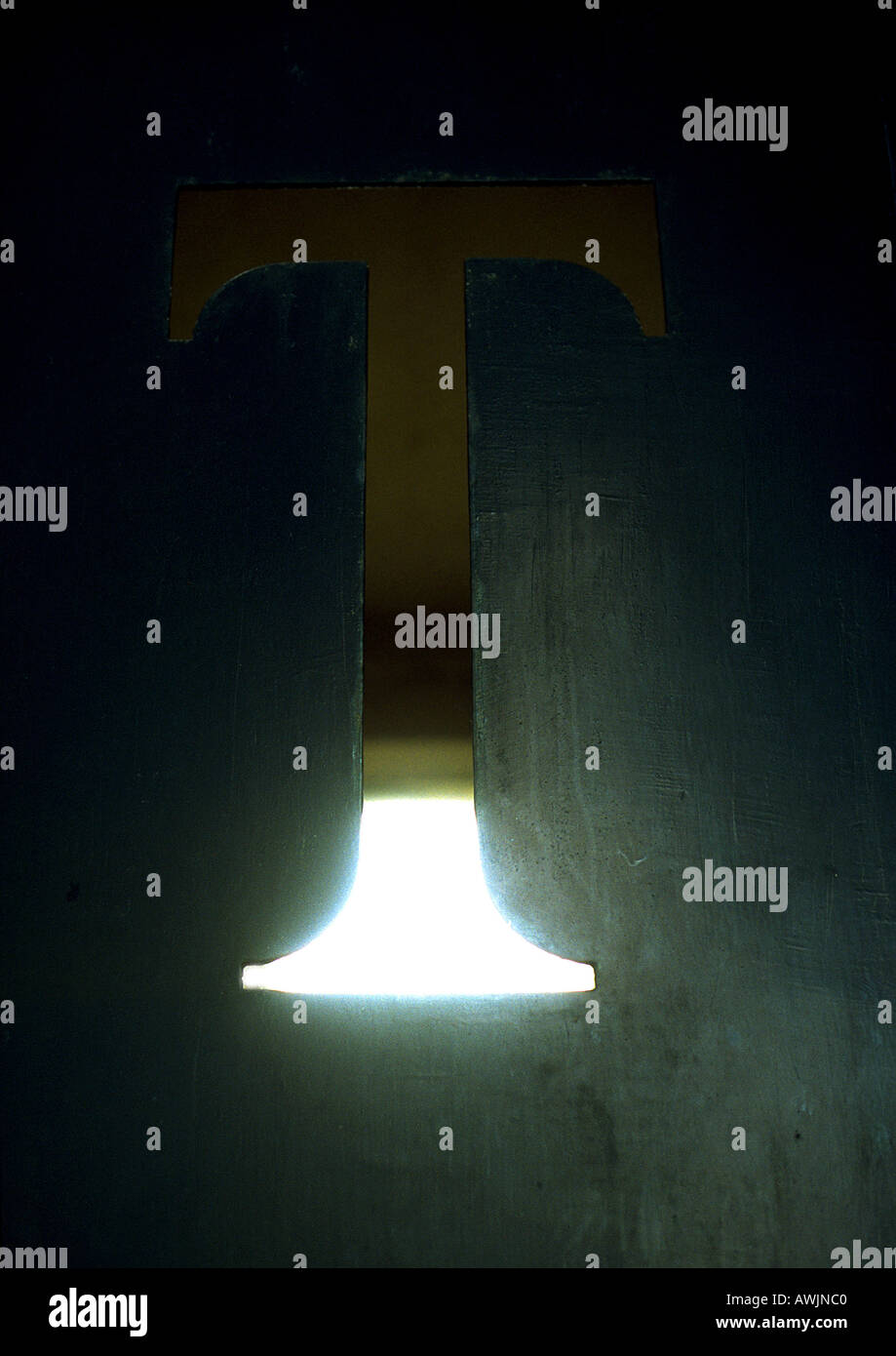 T, text, cut out Stock Photo - Alamy