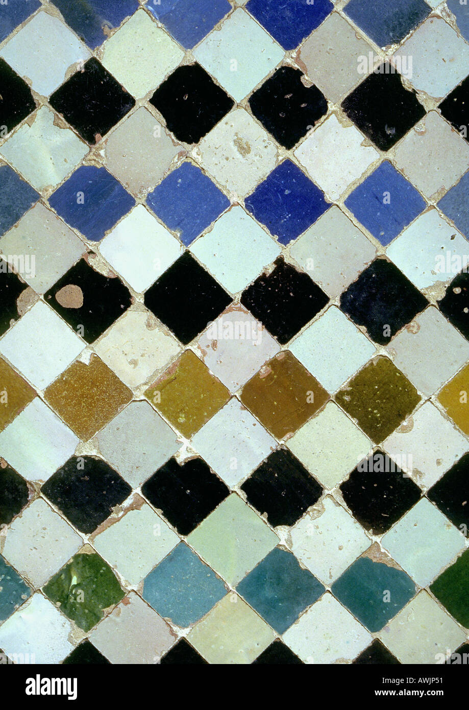 Patterned tiles, close-up Stock Photo - Alamy