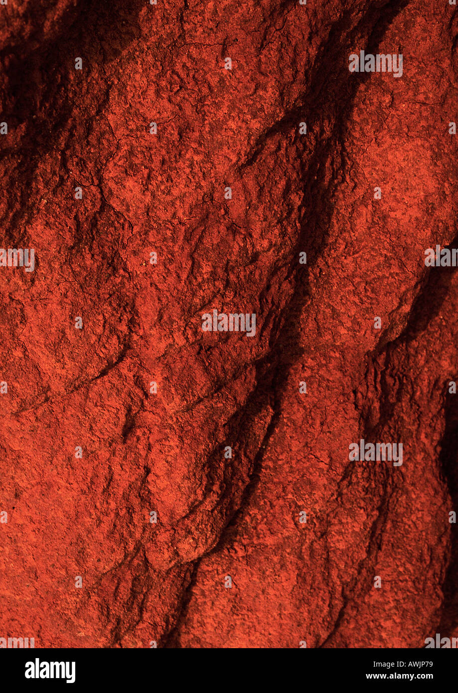 Red-toned rock, close-up Stock Photo - Alamy