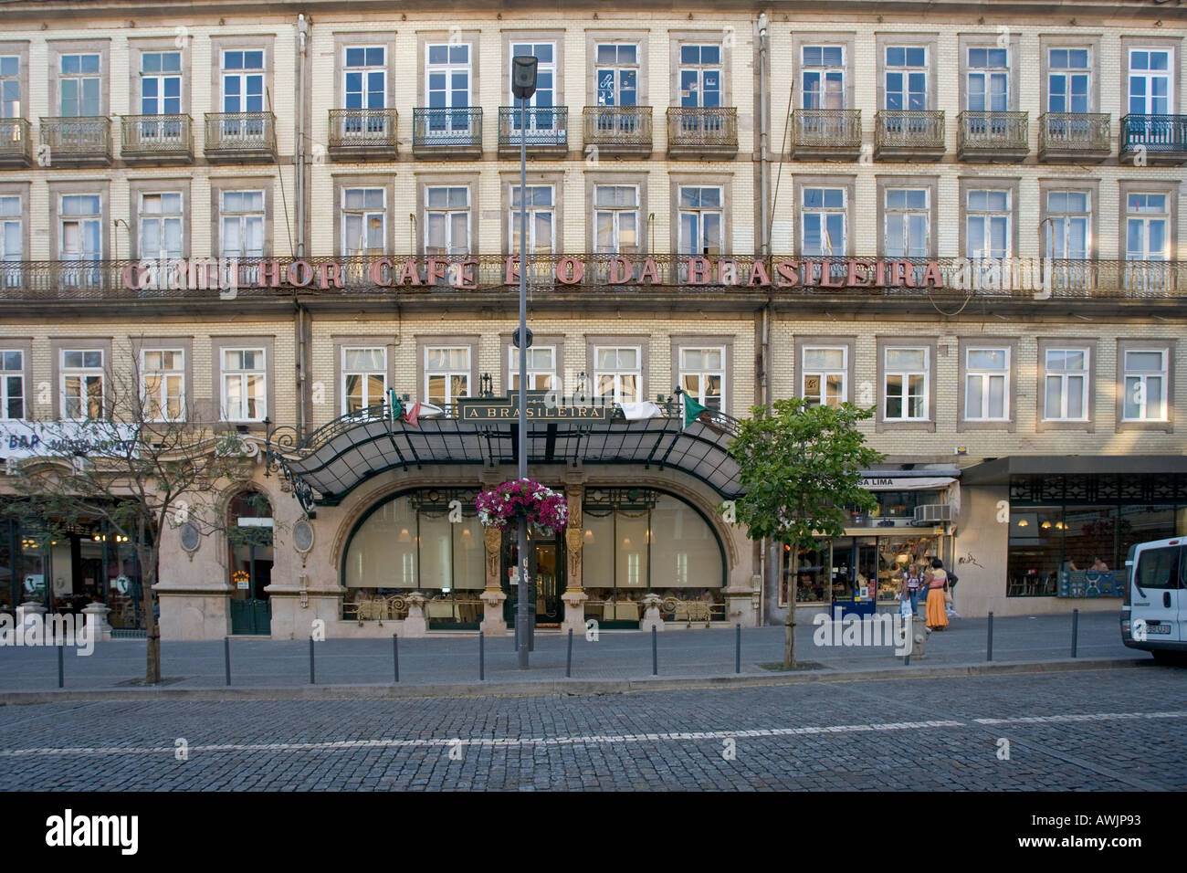 A famous cafe in Porto near the theater called The Brasileira Stock ...