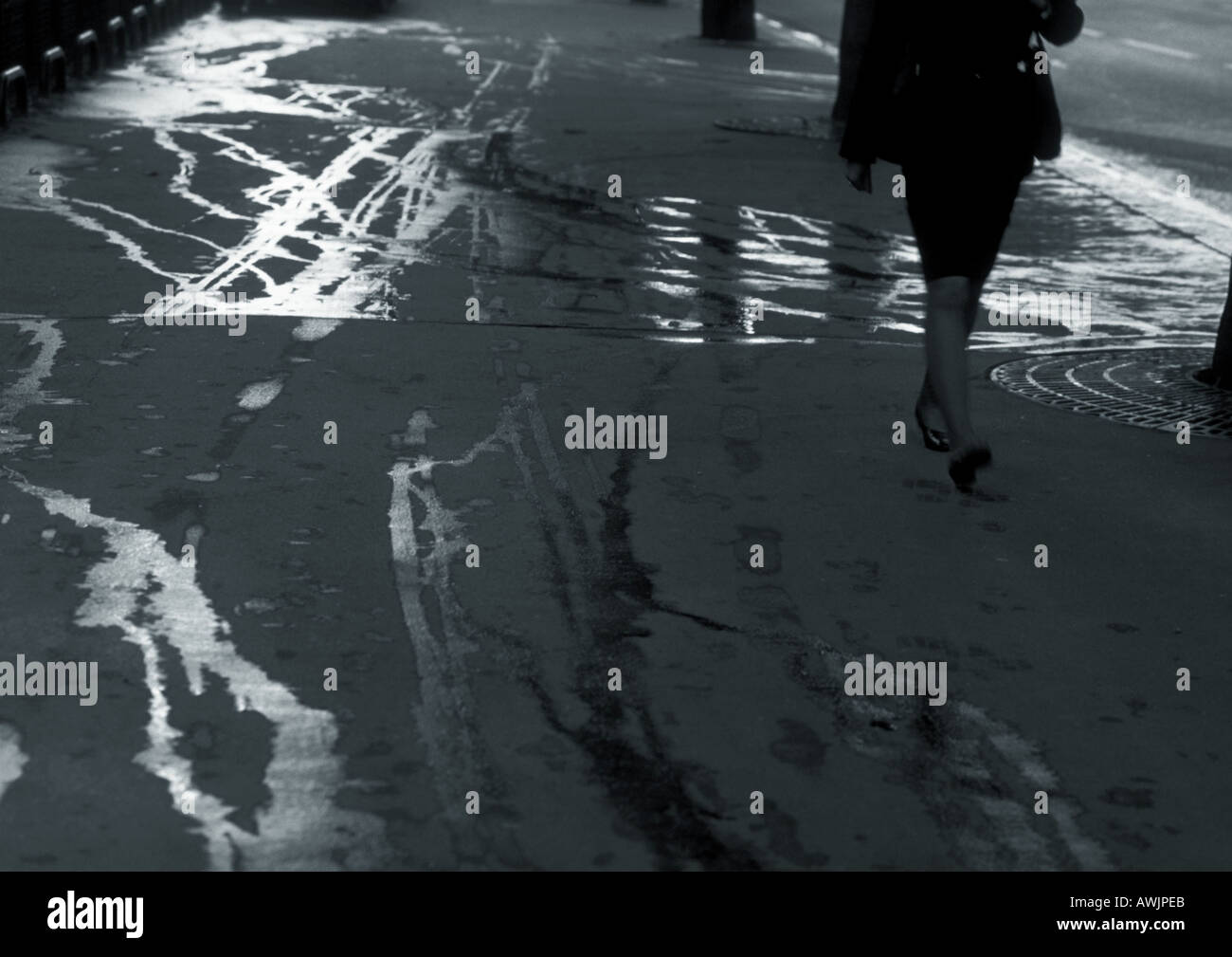 Walking traces hi-res stock photography and images - Alamy
