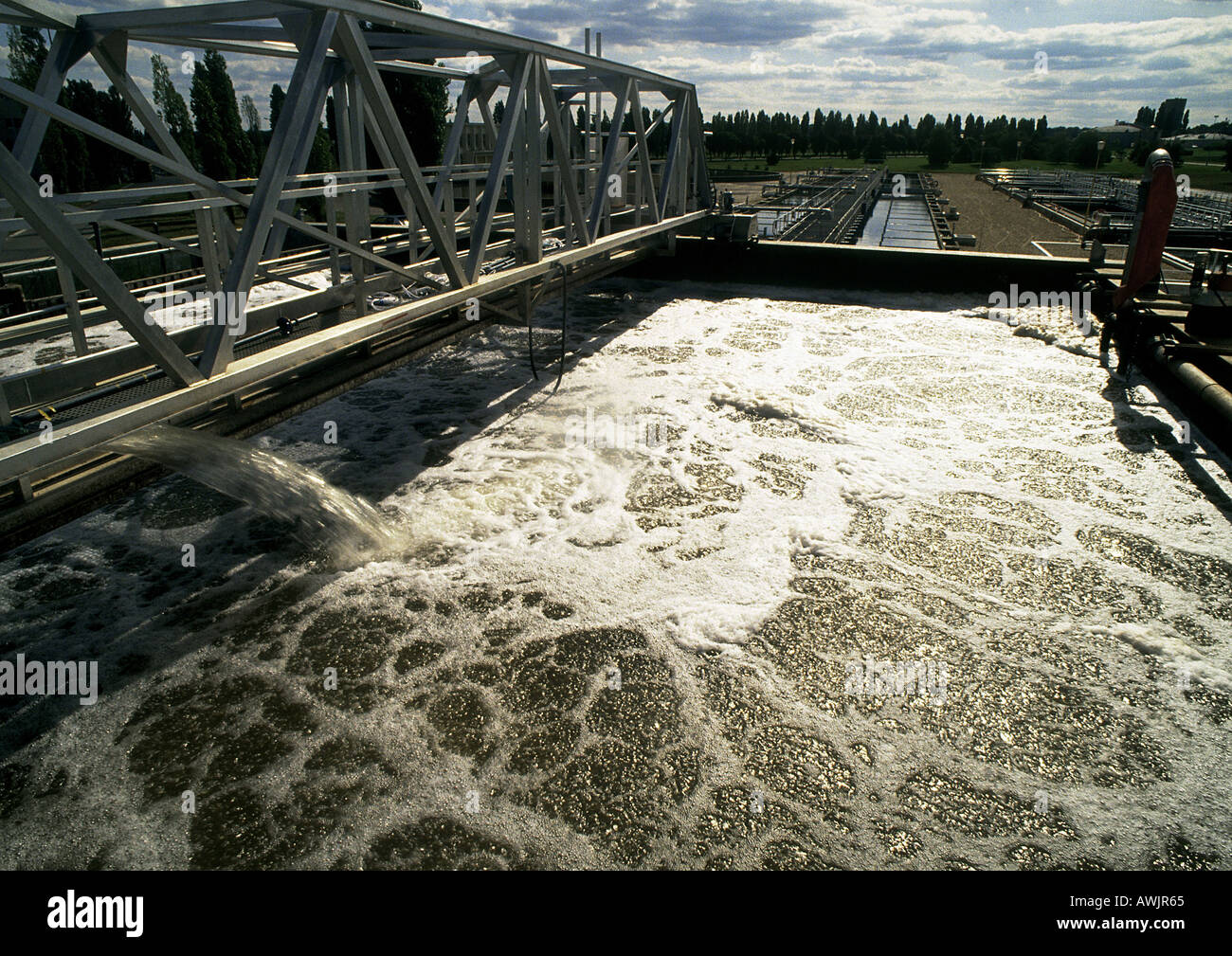 Water, reprocessing plant Stock Photo - Alamy