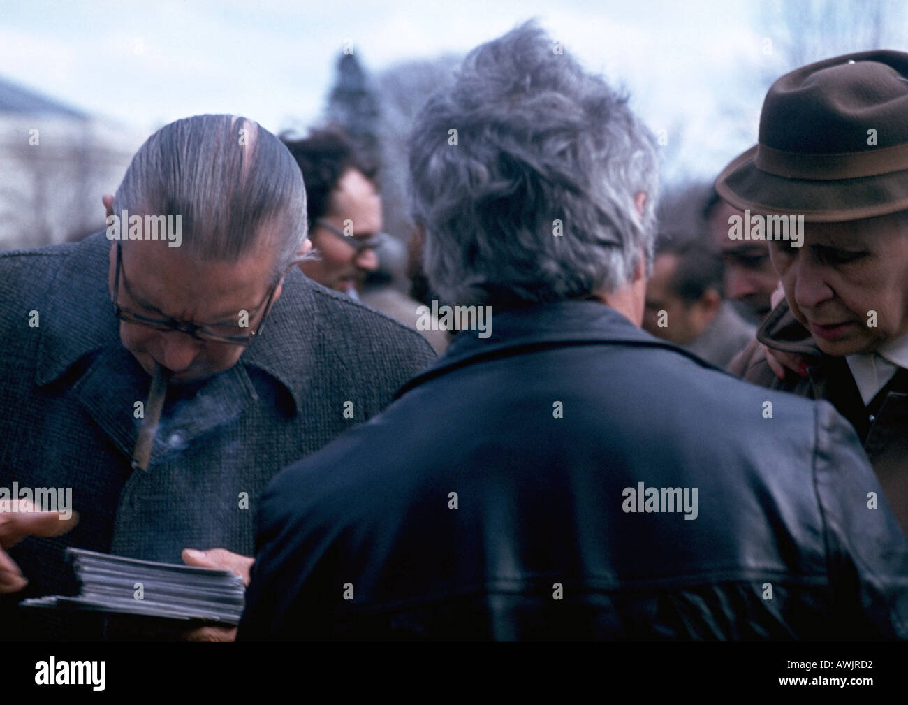 Crowd of men, close-up Stock Photo - Alamy
