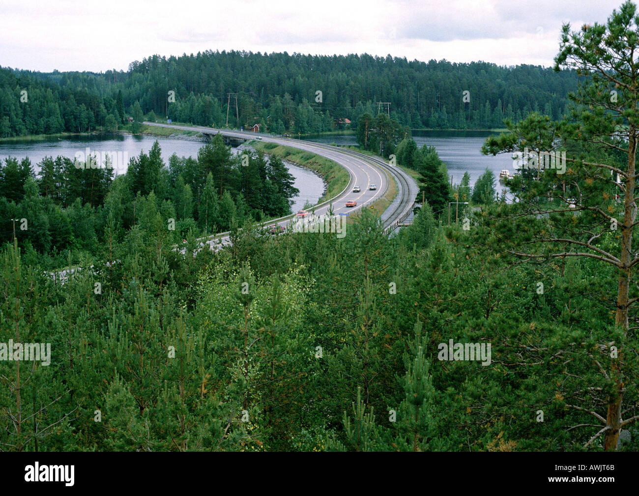 Woods river sweden hi-res stock photography and images - Alamy