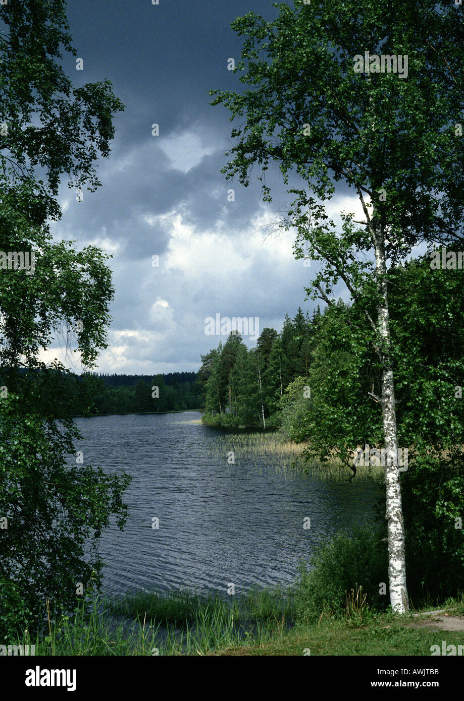 Beautiful shot lake in finland hi-res stock photography and images - Alamy