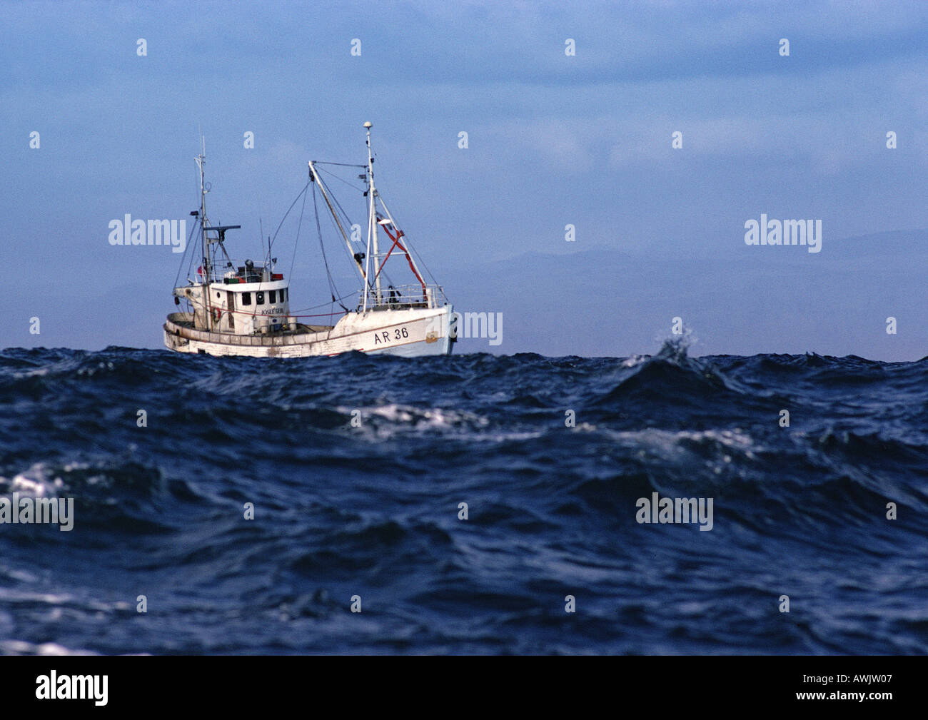 Trawler fishing bad weather hi-res stock photography and images - Alamy