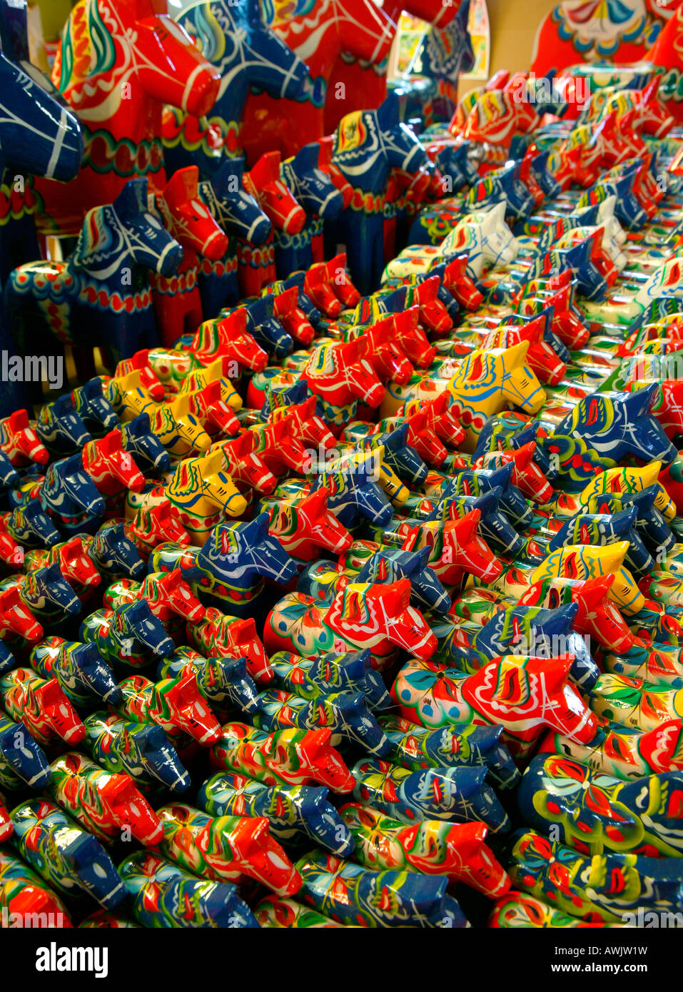 Dala Horse Factory, Dalarna, Sweden Stock Photo - Alamy