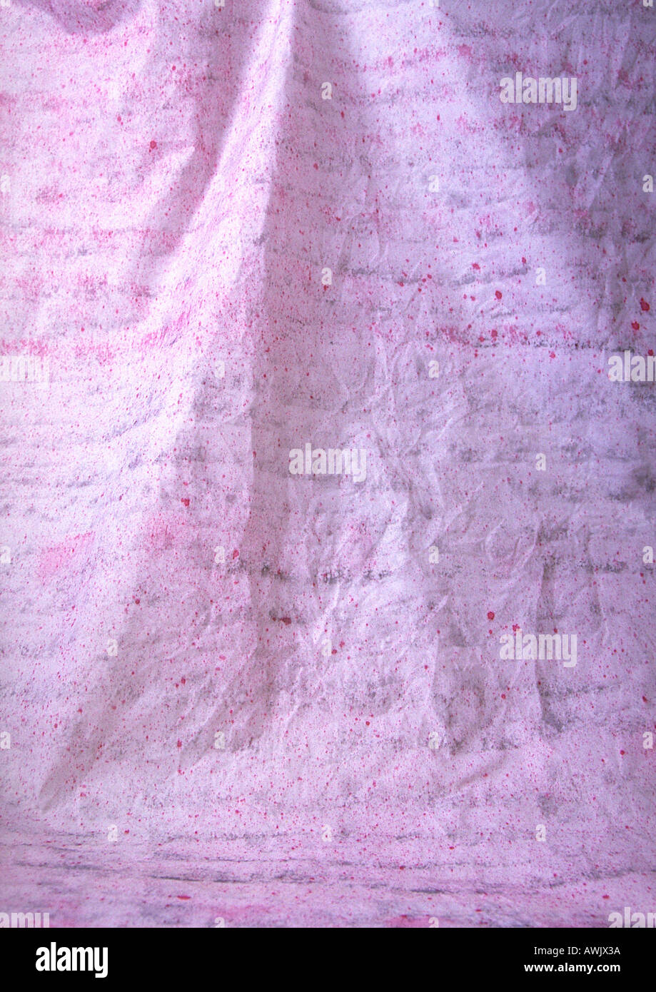 Wrinkled pink fabric, close-up, full frame Stock Photo - Alamy
