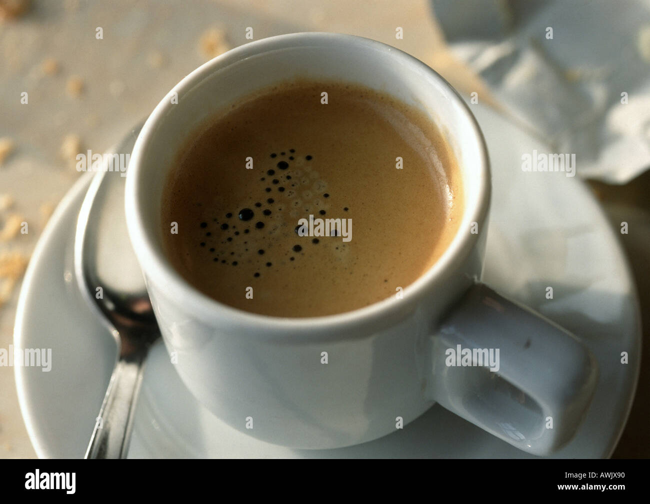 Expresso cup from above hi-res stock photography and images - Alamy