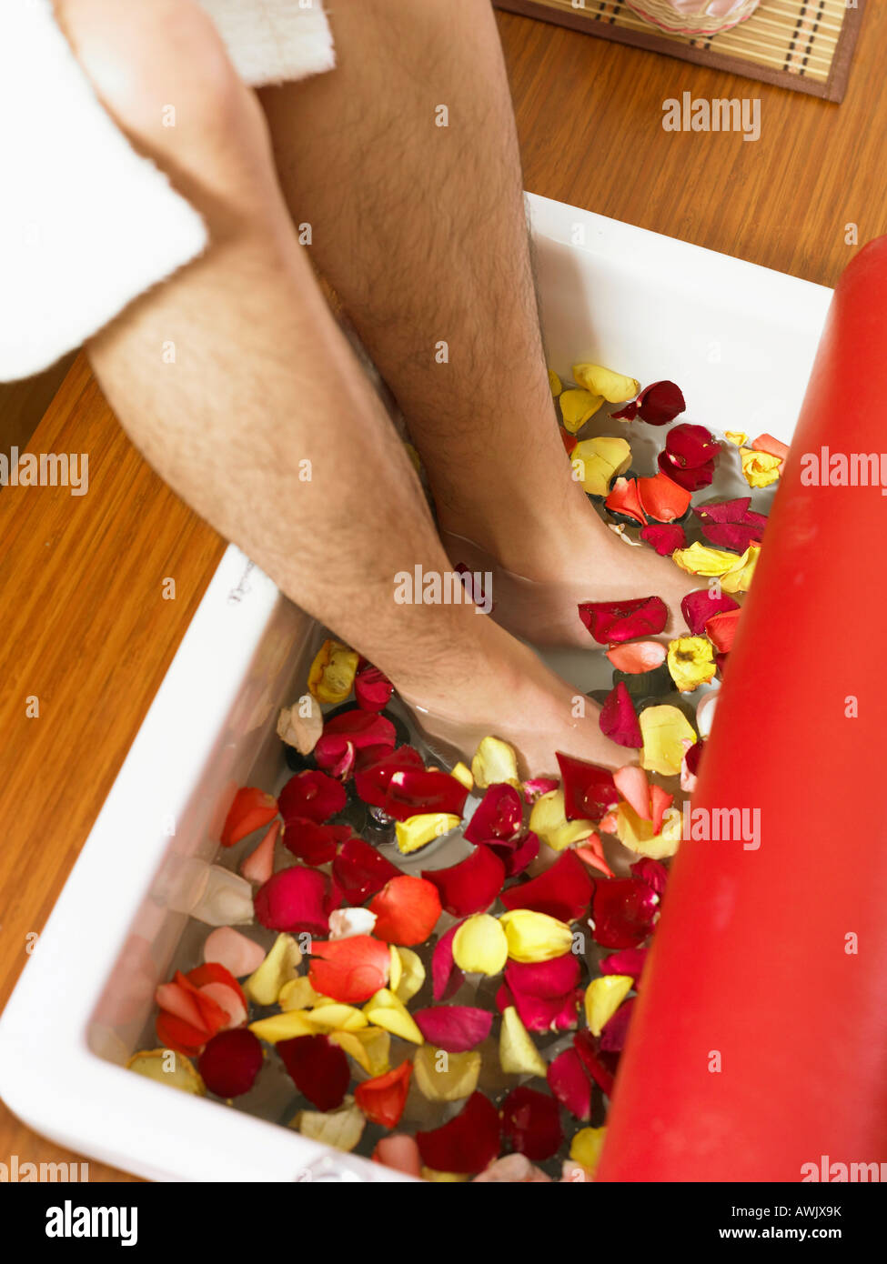 Feet clean feet mature man hi-res stock photography and images - Alamy