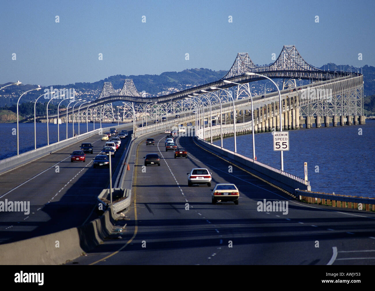 View of richmond san rafael bridge hi-res stock photography and images ...