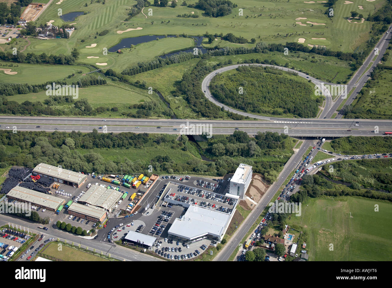 Aerial view epping forest london hi-res stock photography and images ...