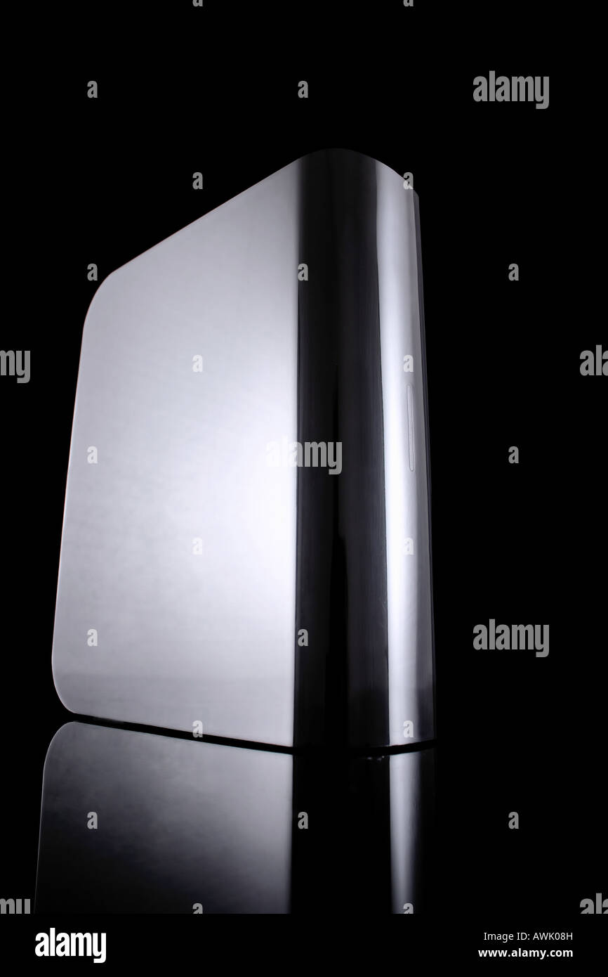 external hard drive front side with reflection Stock Photo - Alamy