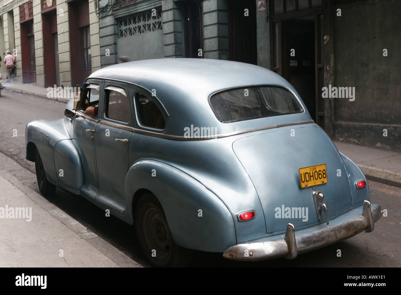 older car driving on street in Cuba Stock Photo - Alamy