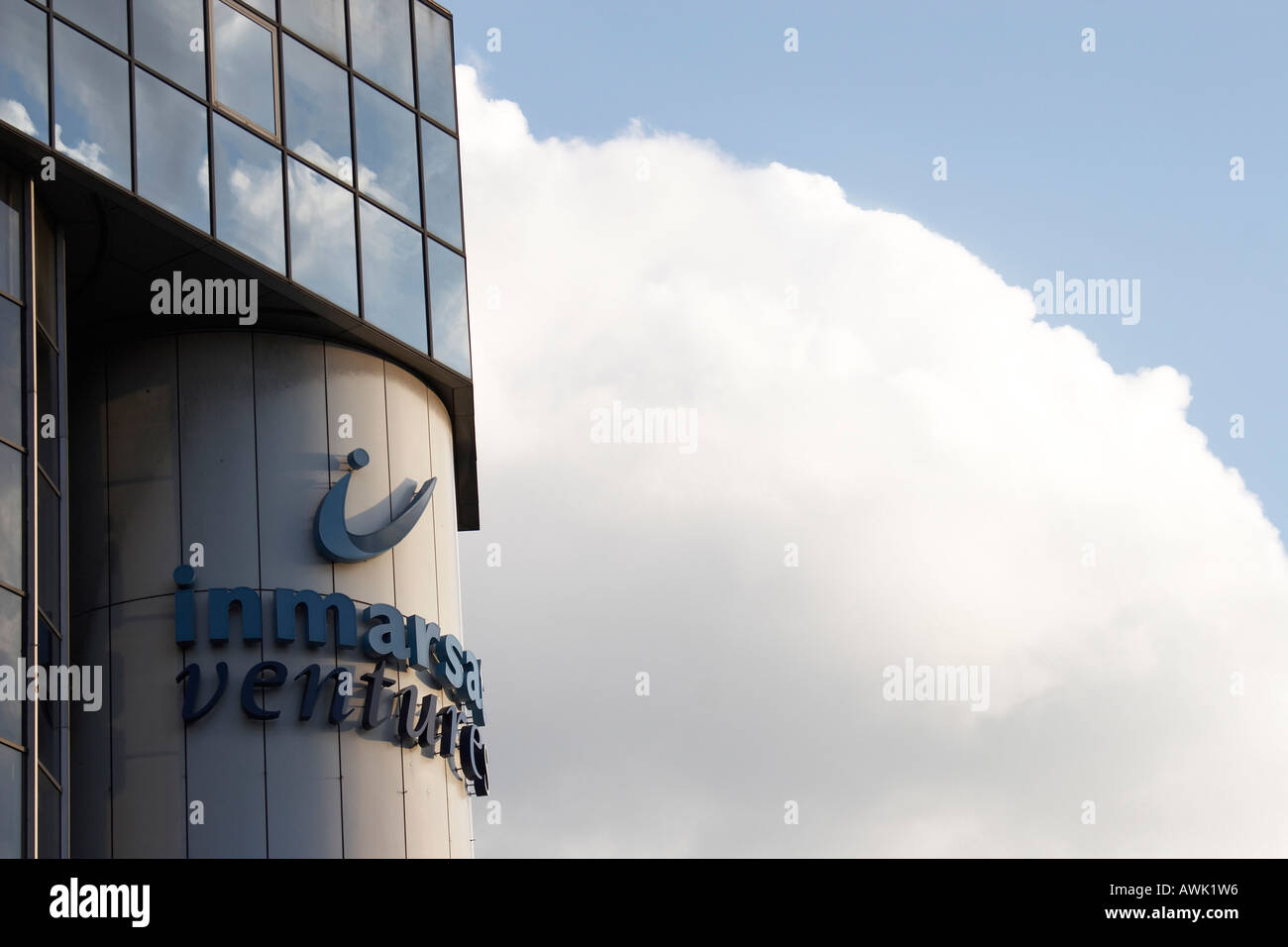 Inmarsat Ventures office building logo sign near Old Street City of ...