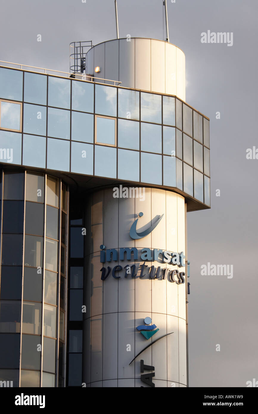 Inmarsat Ventures office building logo sign near Old Street City of ...