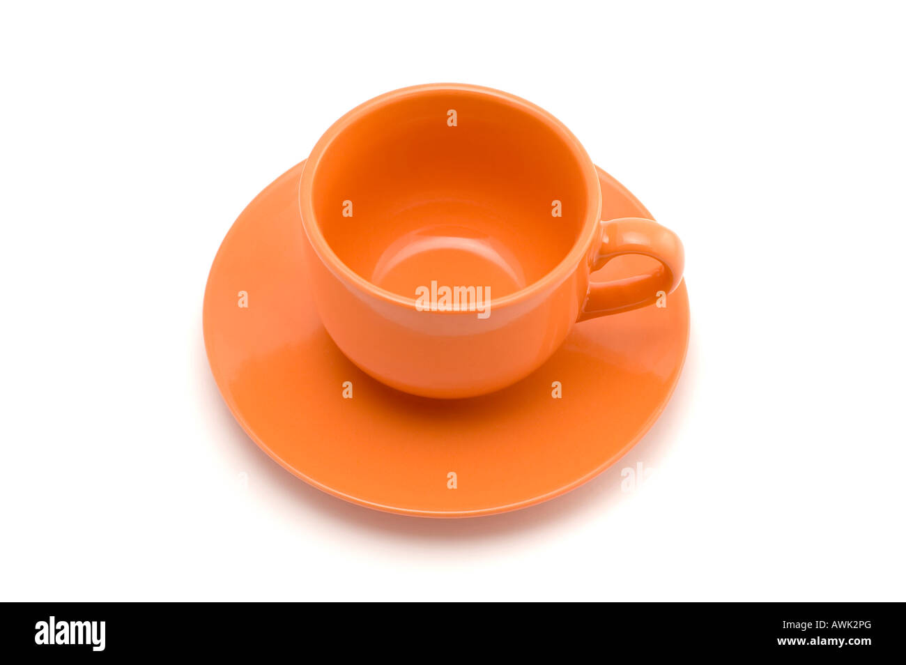 object on white kitchen utensil peachy tea cup Stock Photo - Alamy