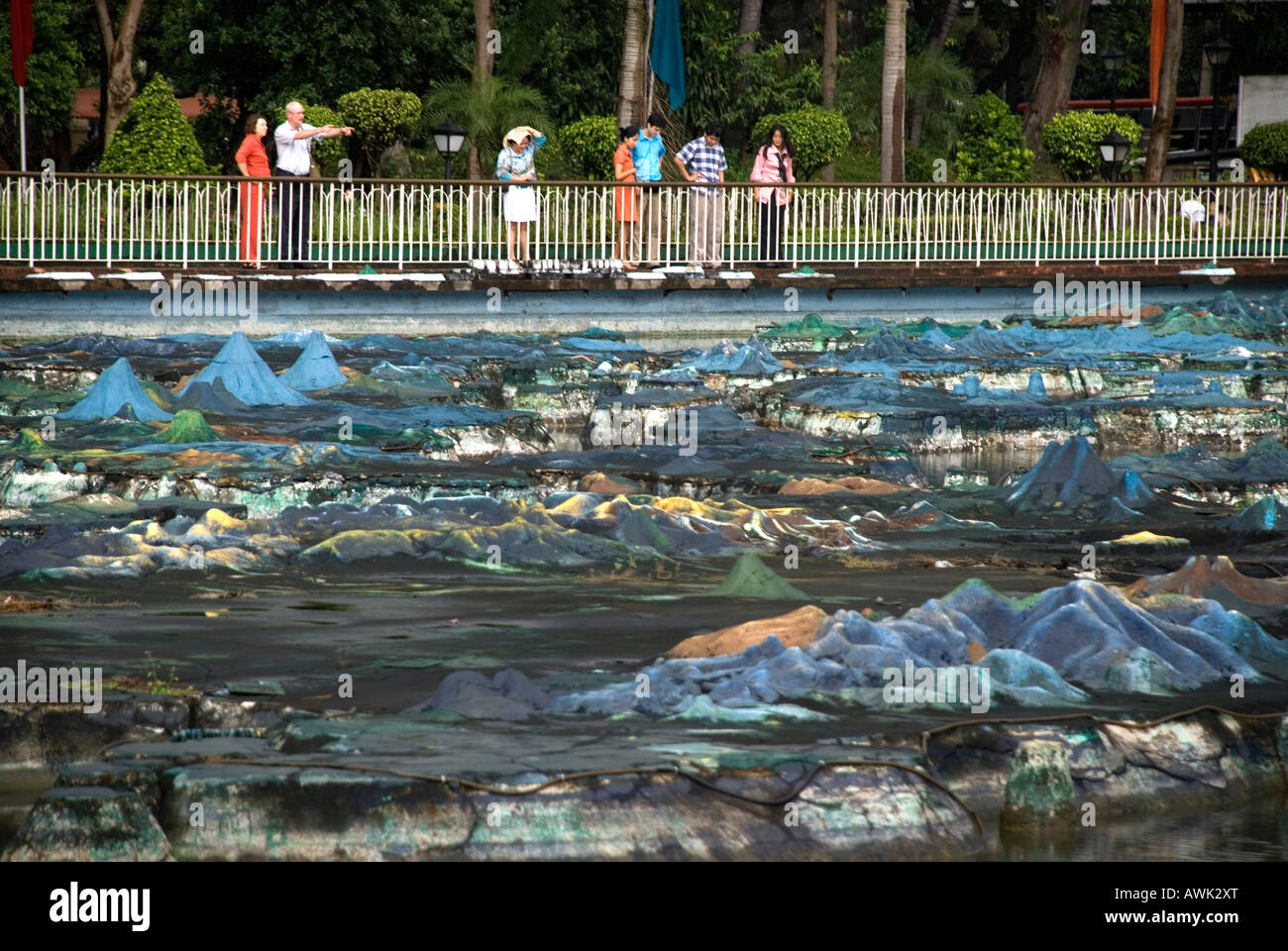 philippines manila Rizal park philippines map Stock Photo - Alamy