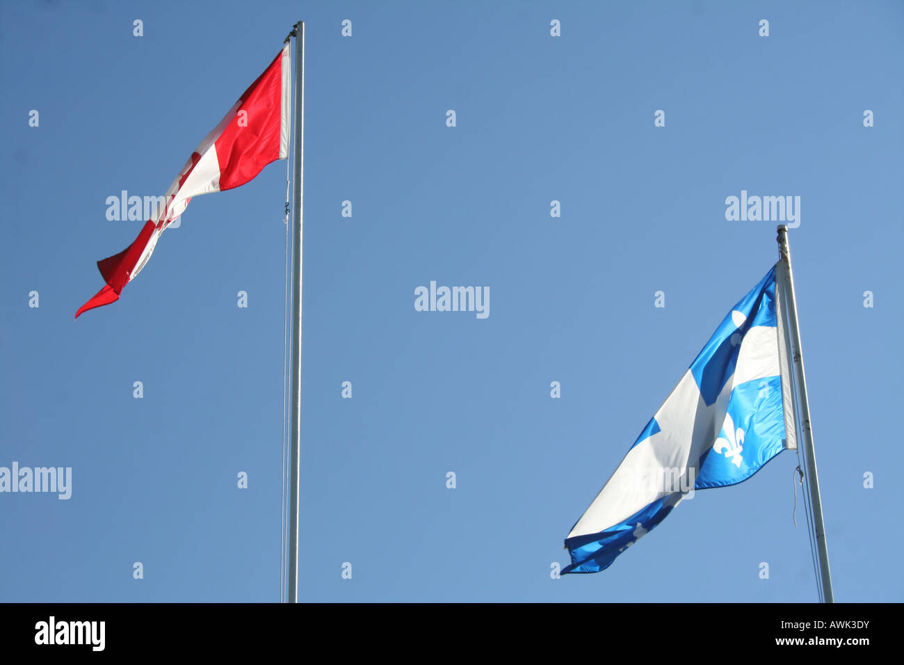 Québecois flag hi-res stock photography and images - Alamy