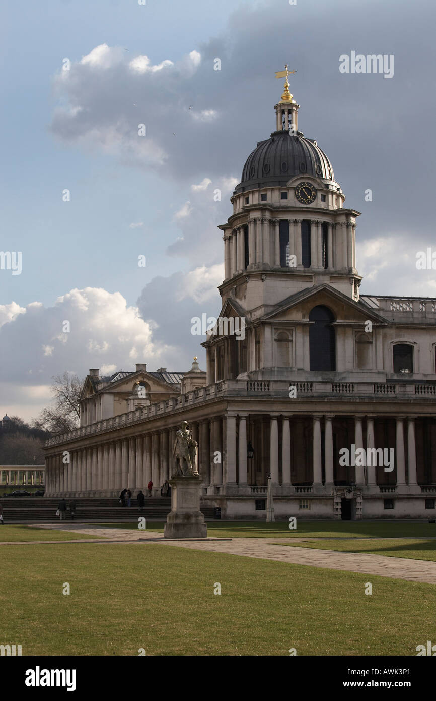 King William Court in Royal Naval College Greenwich London SE10 England ...
