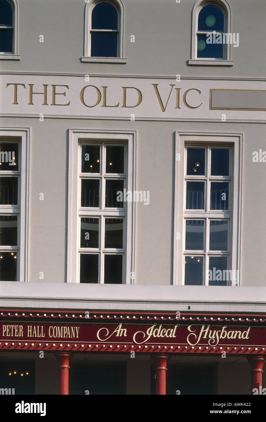Low angle view of theatre, Old Vic, London, England Stock Photo - Alamy