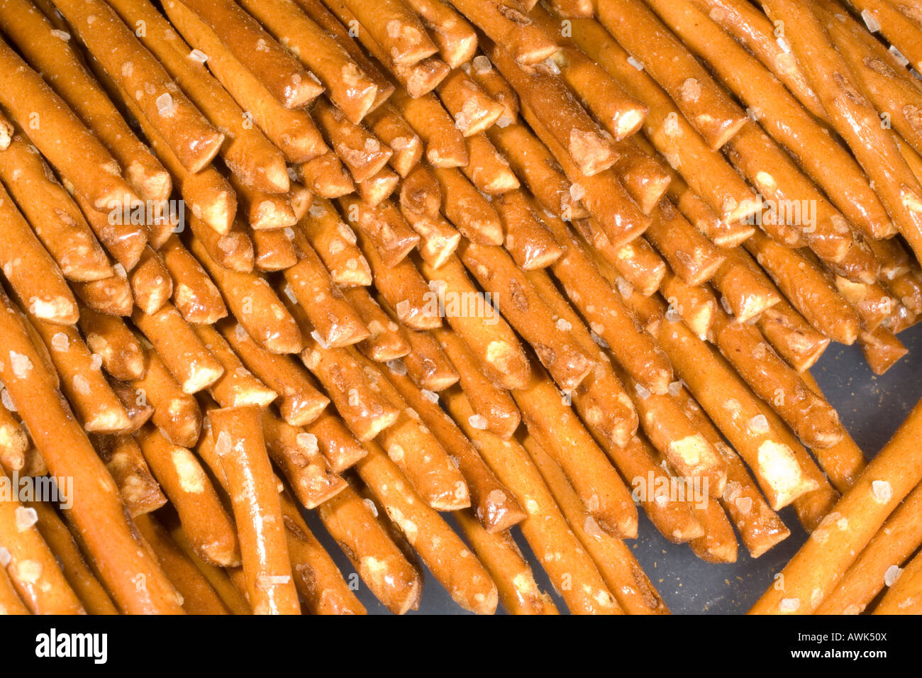 close-up of pretzel sticks in a box Stock Photo - Alamy