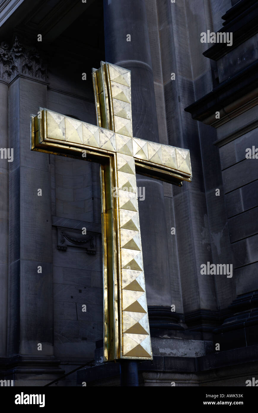 The cross of the Berlin's cathedral Stock Photo - Alamy