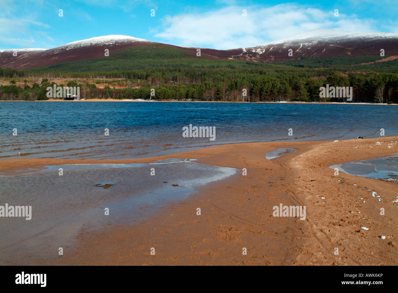 Loch morlich scotland beach hi-res stock photography and images - Alamy