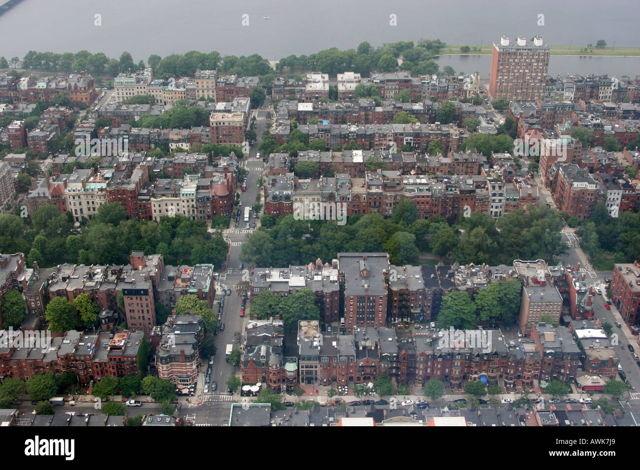 Residences in Back Bay area of Boston Massachusetts USA Stock Photo - Alamy