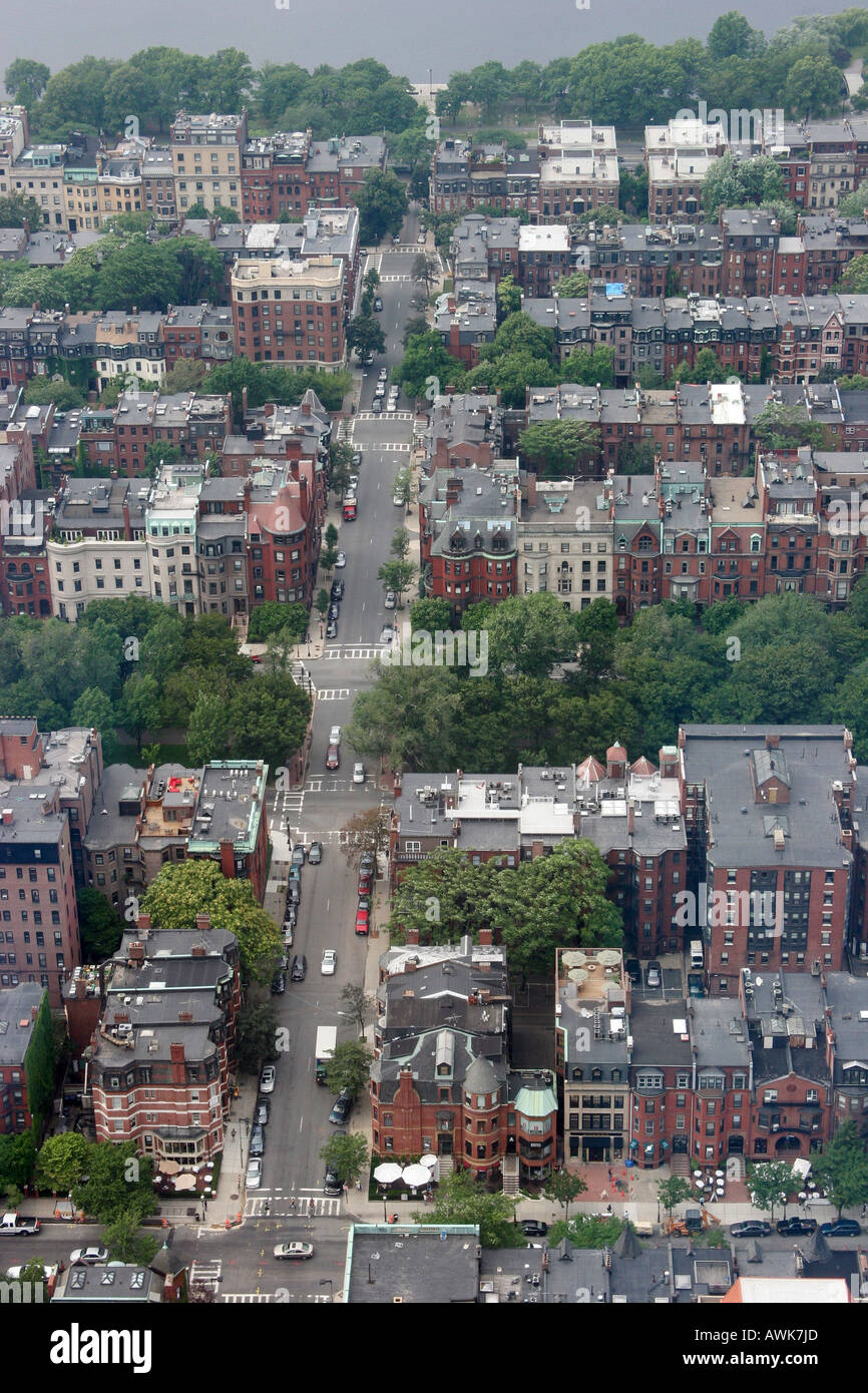 Residences in Back Bay area of Boston Massachusetts USA Stock Photo - Alamy