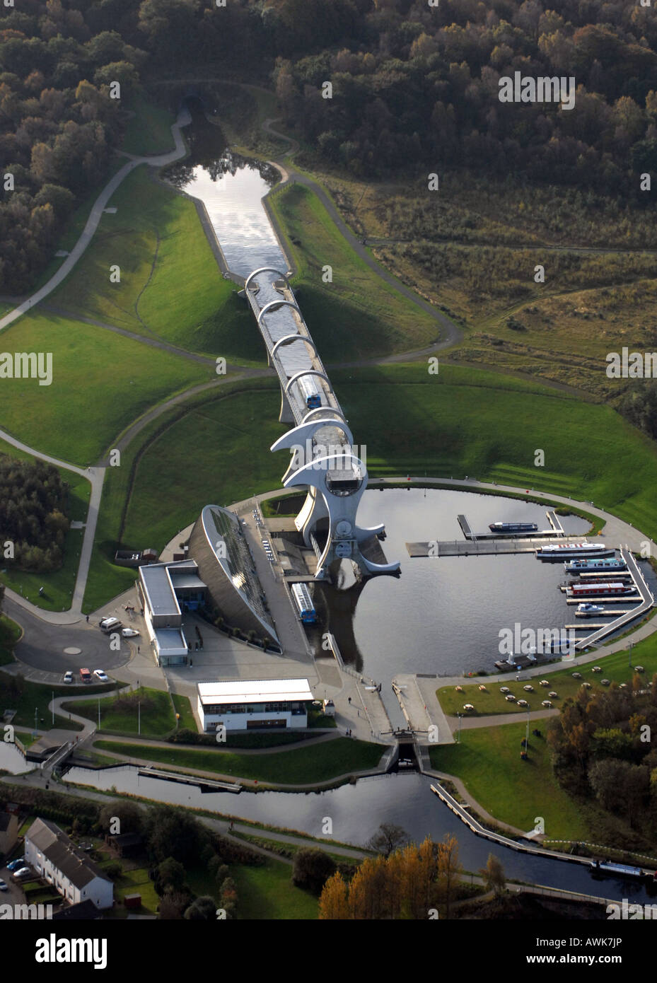 Falkirk Wheel Aerial View High Resolution Stock Photography and Images ...