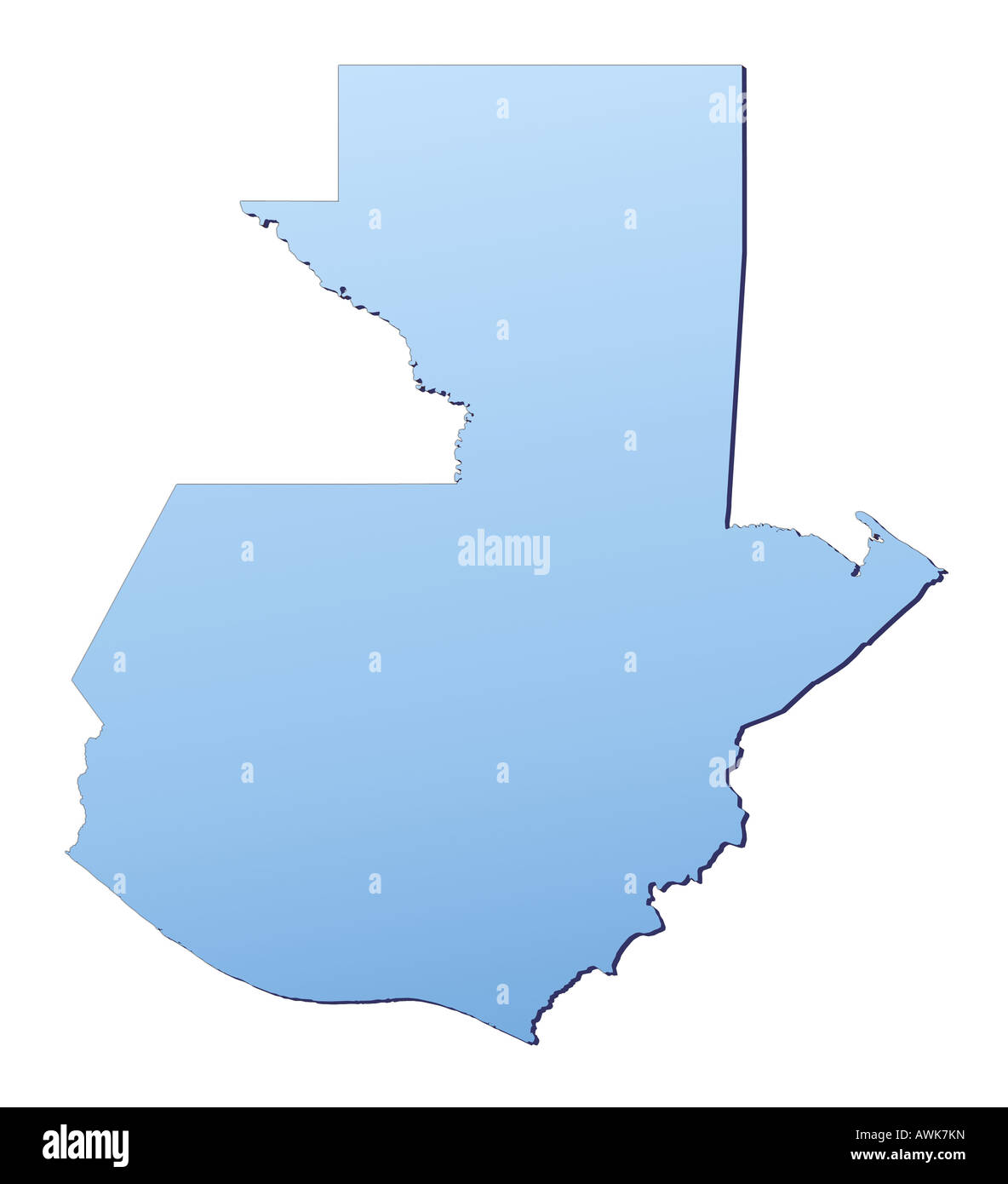 Guatemala map hi-res stock photography and images - Alamy