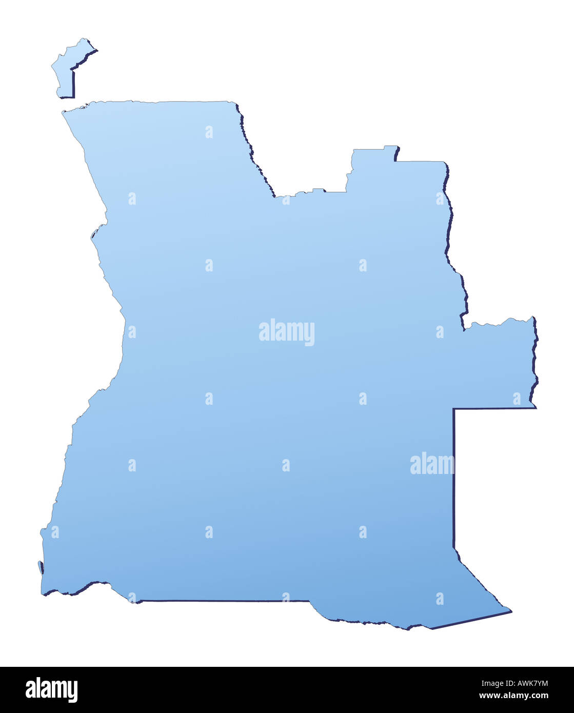 Angola map hi-res stock photography and images - Alamy