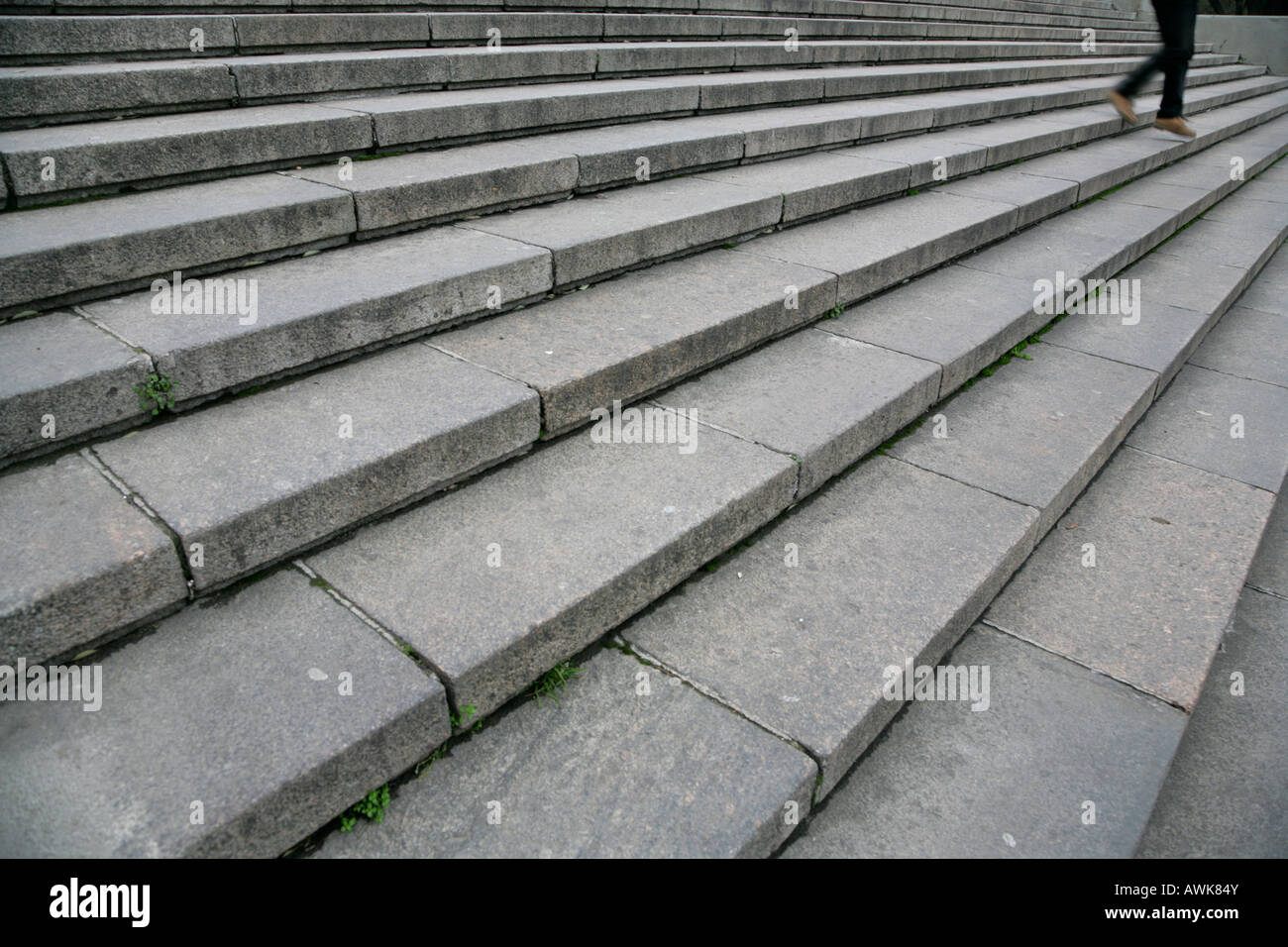 Man descending the Potemkin Steps, Odessa, Ukraine Stock Photo - Alamy
