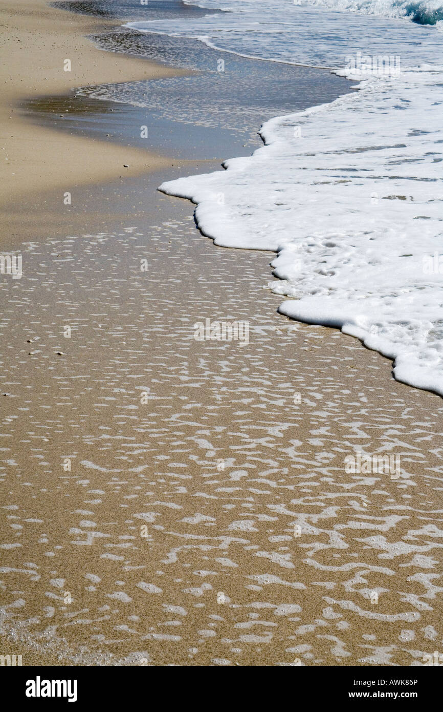 spume at the beach of Kalamitsi Stock Photo - Alamy