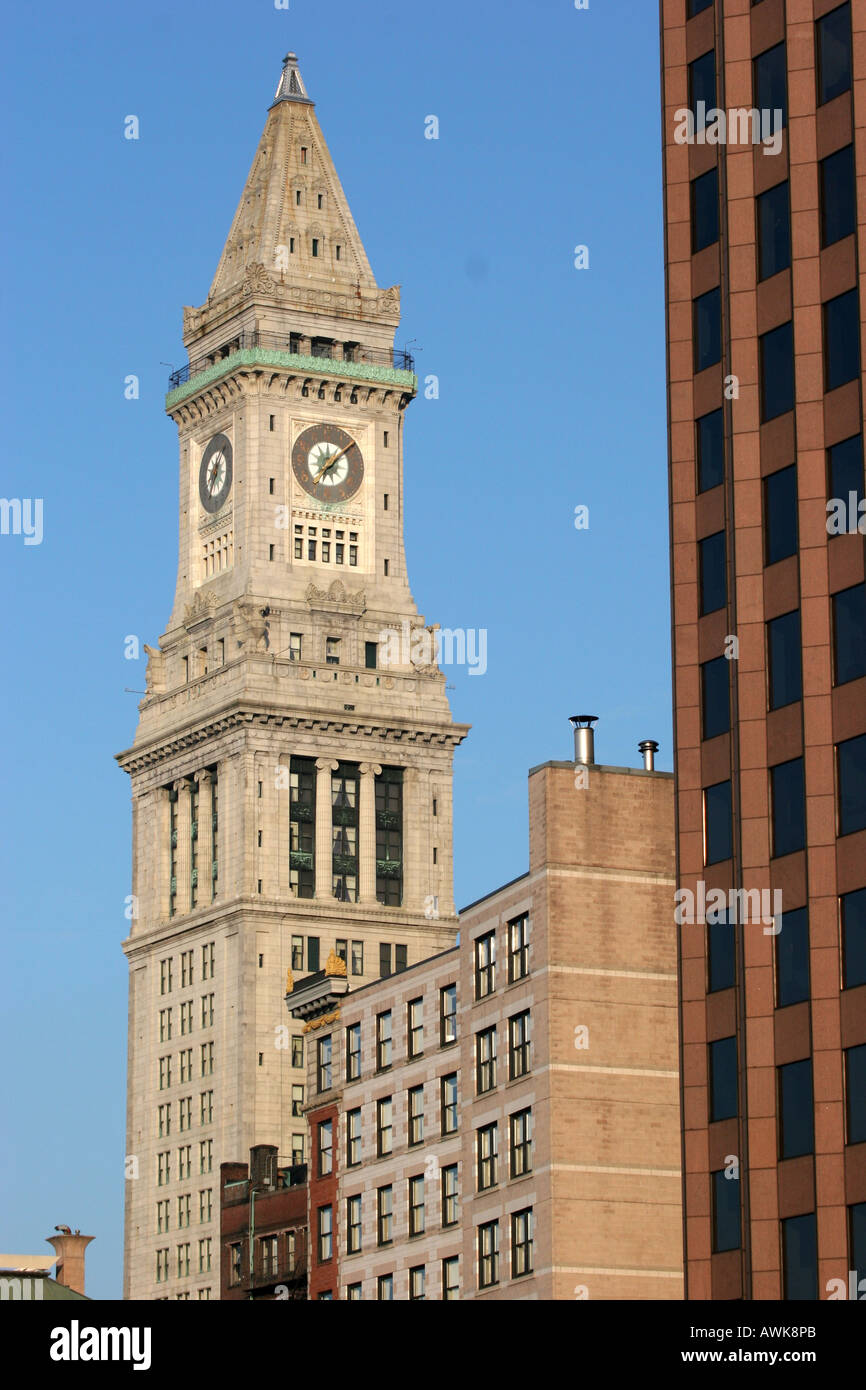 Custom House Boston Massachusetts USA Stock Photo - Alamy