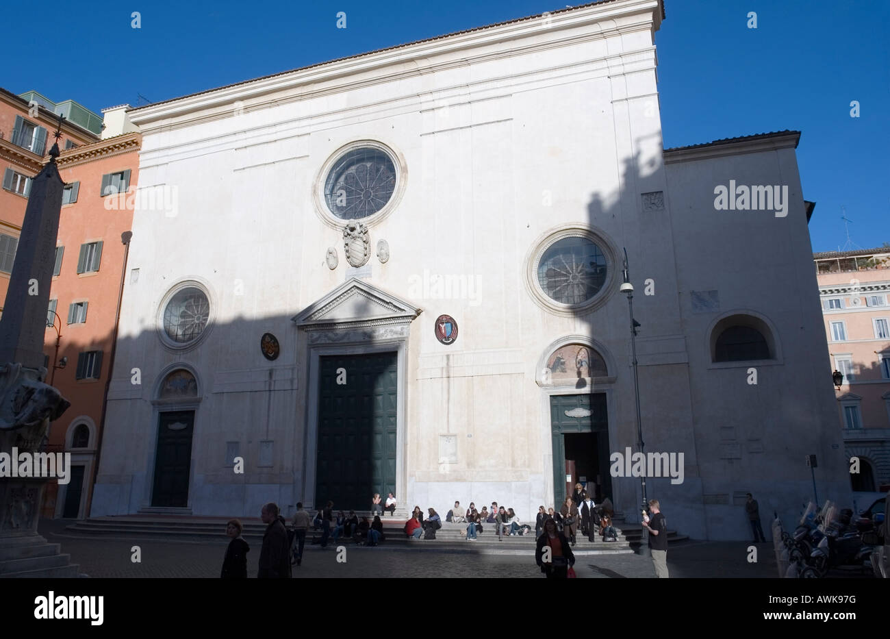 Santa Maria sopra Minerva, Rome Stock Photo - Alamy