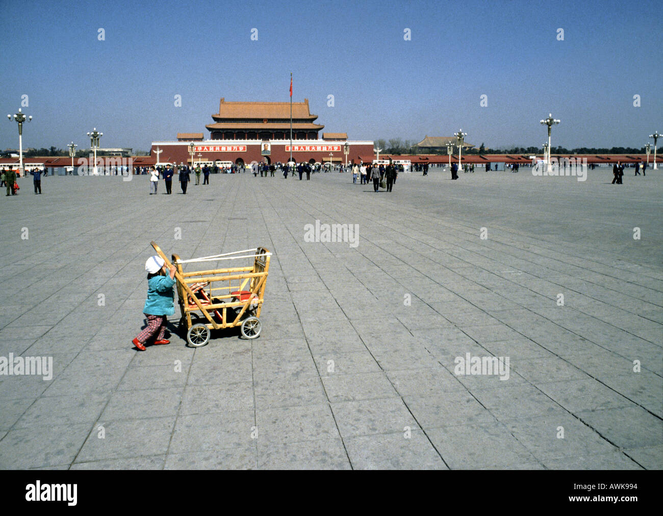 Beijing Tianamen square 1981 Stock Photo - Alamy