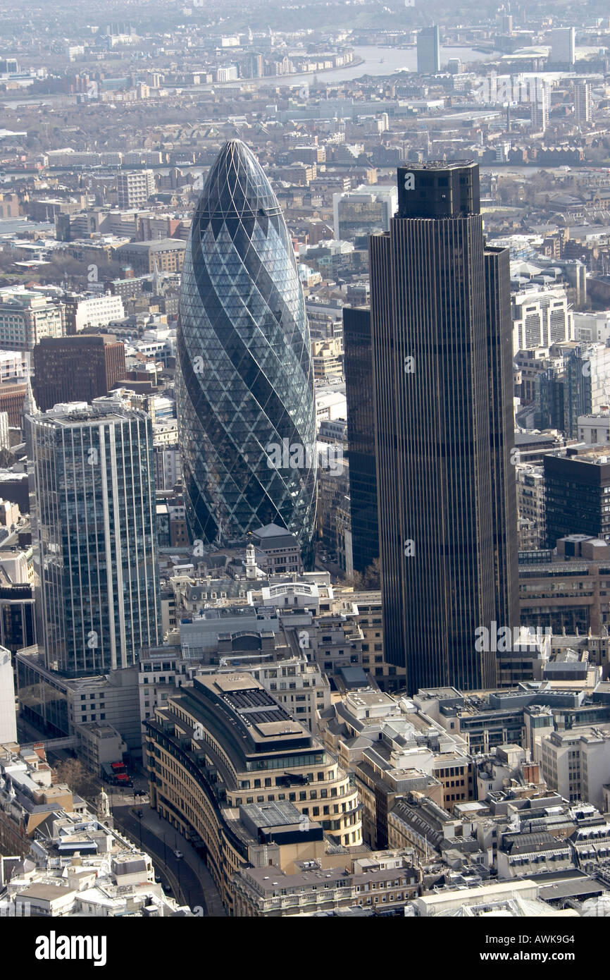 Gerkin london aerial hi-res stock photography and images - Alamy