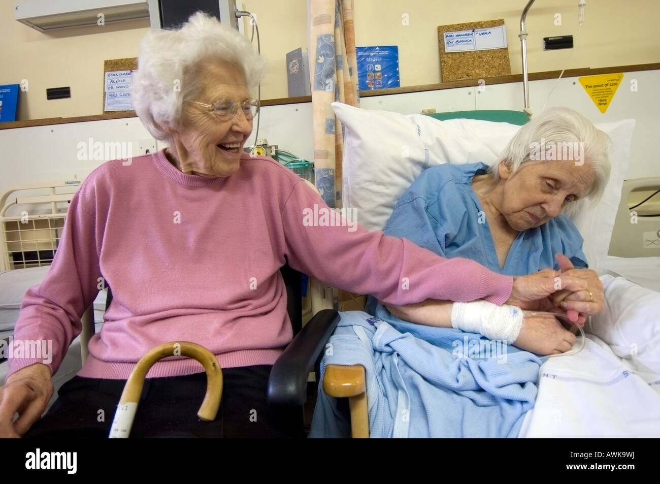 Frail old lady hi-res stock photography and images - Alamy