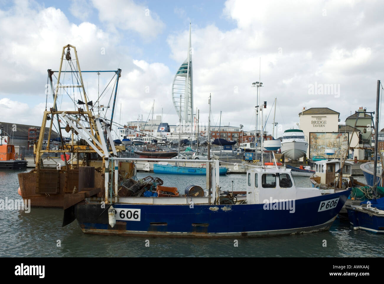 Camber Docks in Old Portsmouth Stock Photo - Alamy