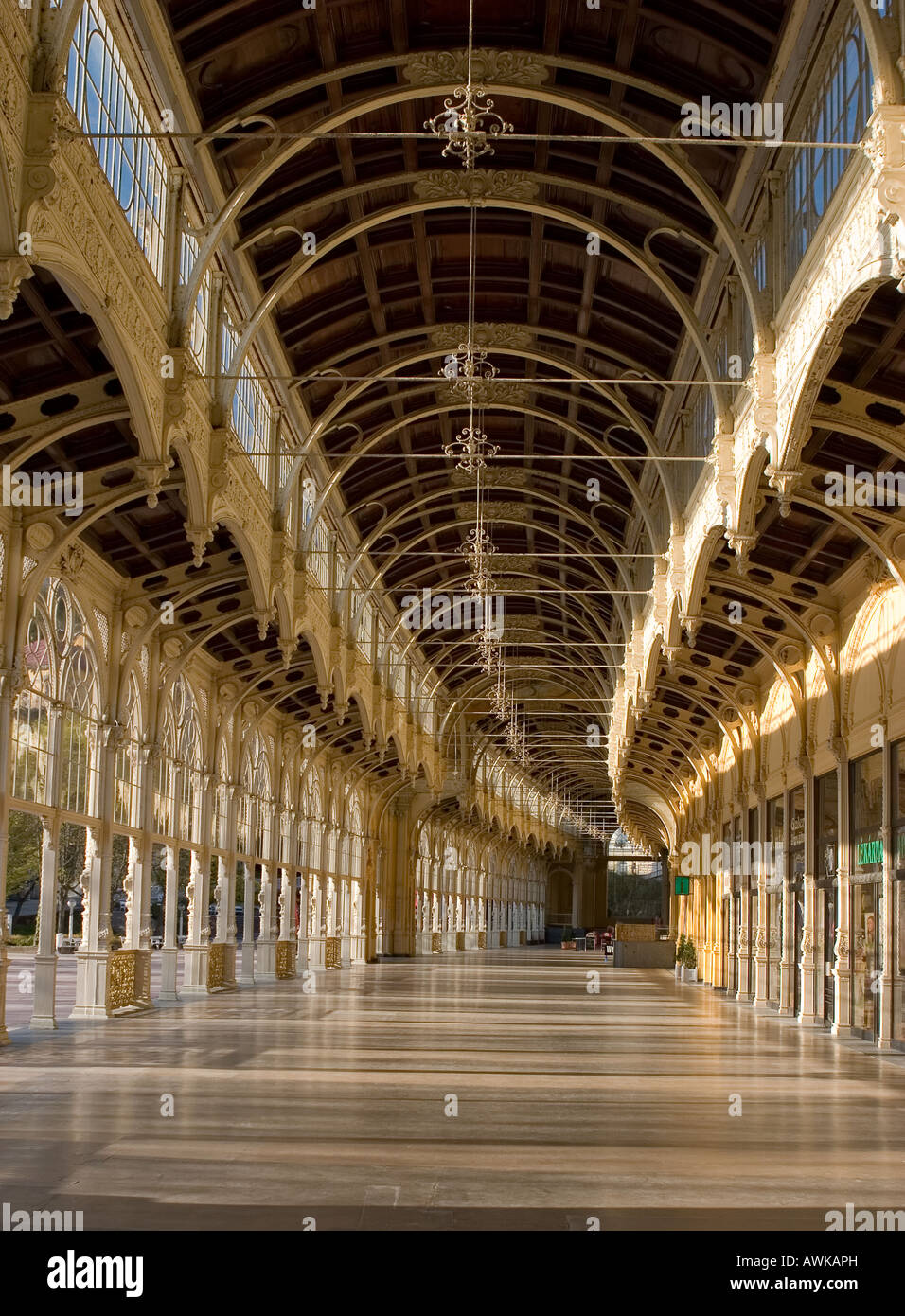 The Spa Colonnade in Mariánské Lázně, Czech Republic Stock Photo - Alamy