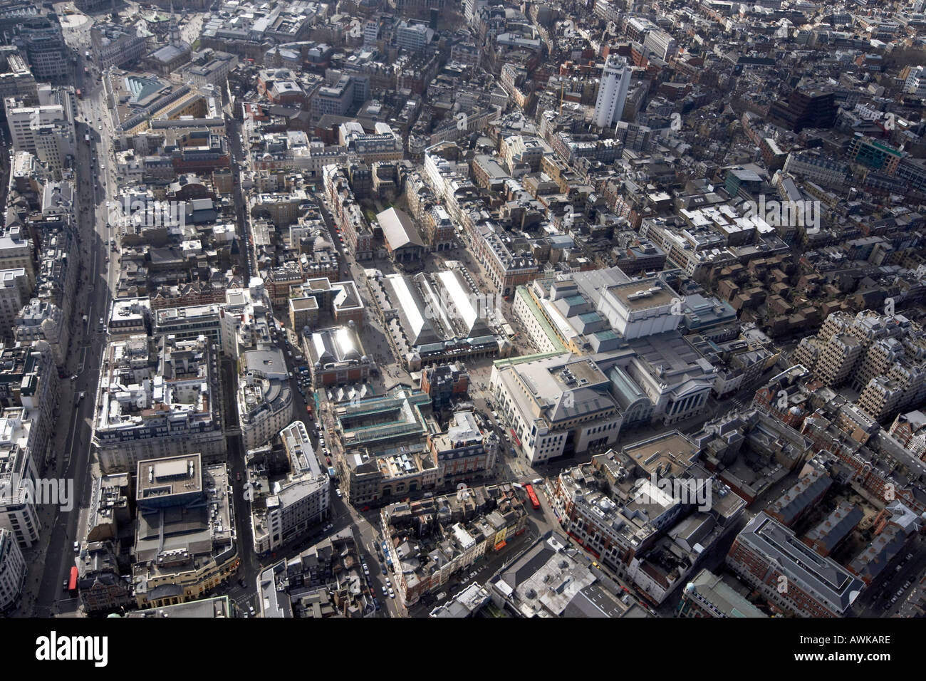 Covent garden aerial strand hi-res stock photography and images - Alamy
